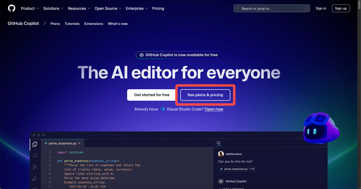 GitHub Copilot(ギットハブ コパイロット)とは？特徴や料金、使い方まで完全解説！ | AI Walker